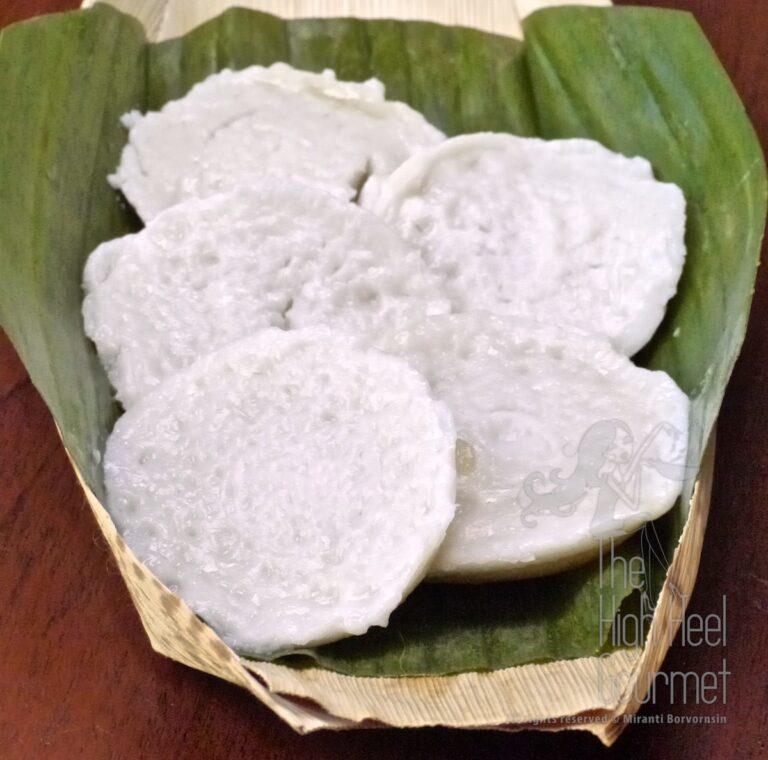Thai Coconut Rice Custard, Kanom Tuay | The High Heel Gourmet