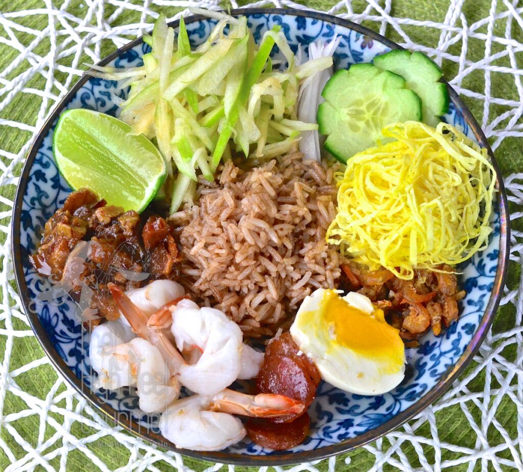 De-constructed Thai Shrimp Paste Fried Rice, Khao Kluk Kapi | The High ...